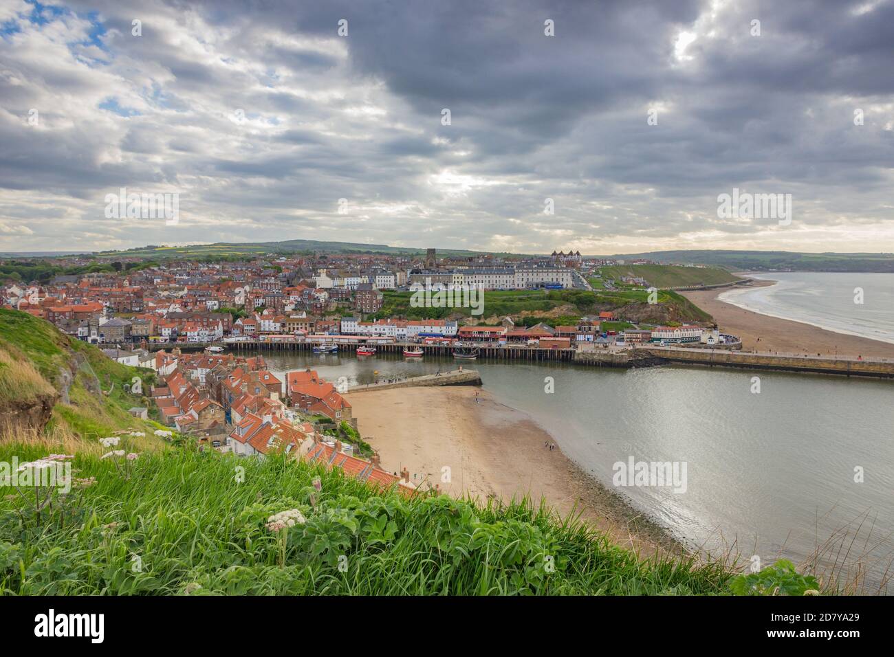 Aerial view of whitby hi-res stock photography and images - Alamy