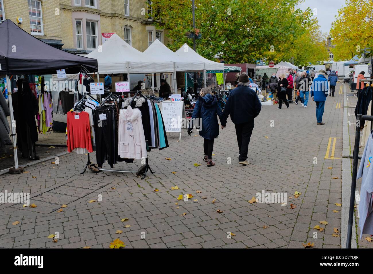 Biggleswade street market, Bedfordshire, England Stock Photo - Alamy