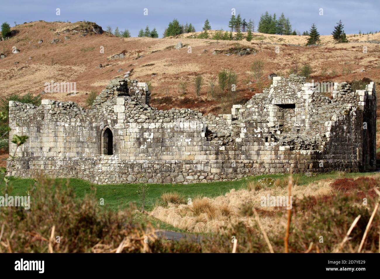 Loch Doon Castle, Dumfries & Galloway Scotland, UK. Loch Doon Castle ...
