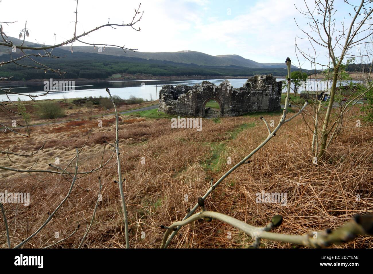 Loch Doon Castle, Dumfries & Galloway Scotland, UK. Loch Doon Castle ...