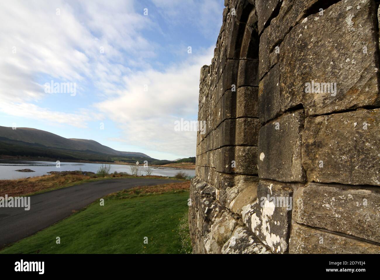 Loch Doon Castle, Dumfries & Galloway Scotland, UK. Loch Doon Castle ...