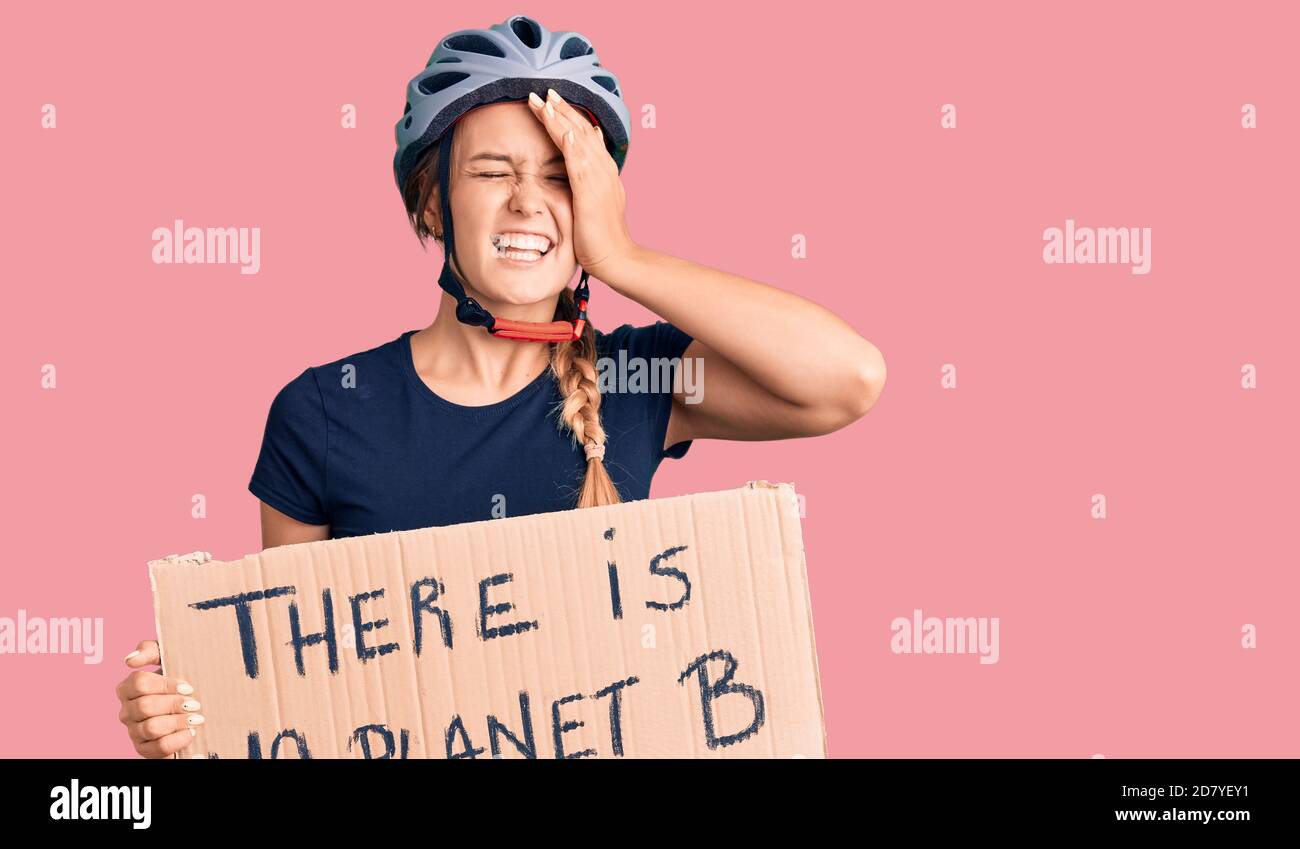 Female cyclist head on hi-res stock photography and images - Alamy