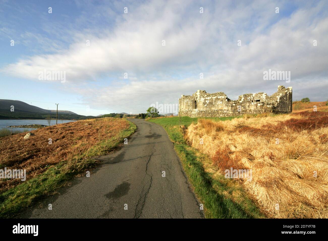 Loch Doon Castle, Dumfries & Galloway Scotland, UK. Loch Doon Castle ...