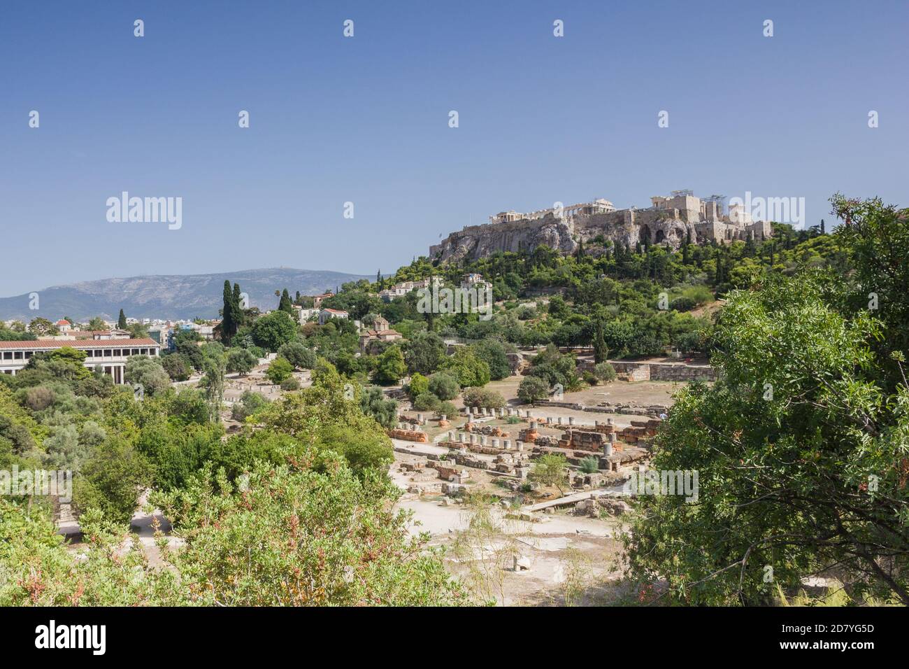Acropolis and blue sky hi-res stock photography and images - Alamy