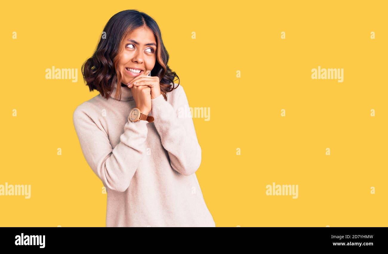 Happy young asian woman giggling hi-res stock photography and images ...