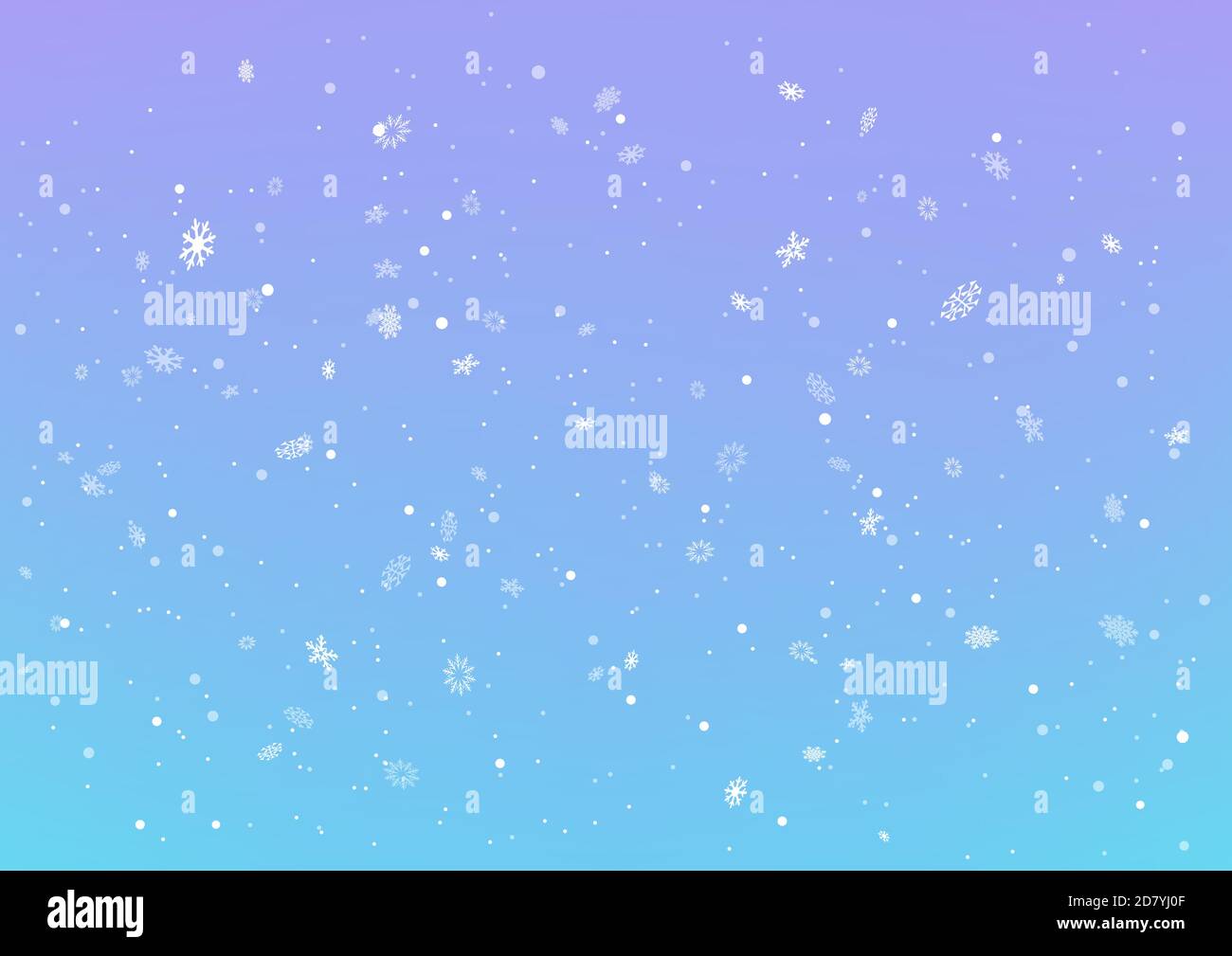 christmas falling snow blue background Stock Vector Image & Art - Alamy