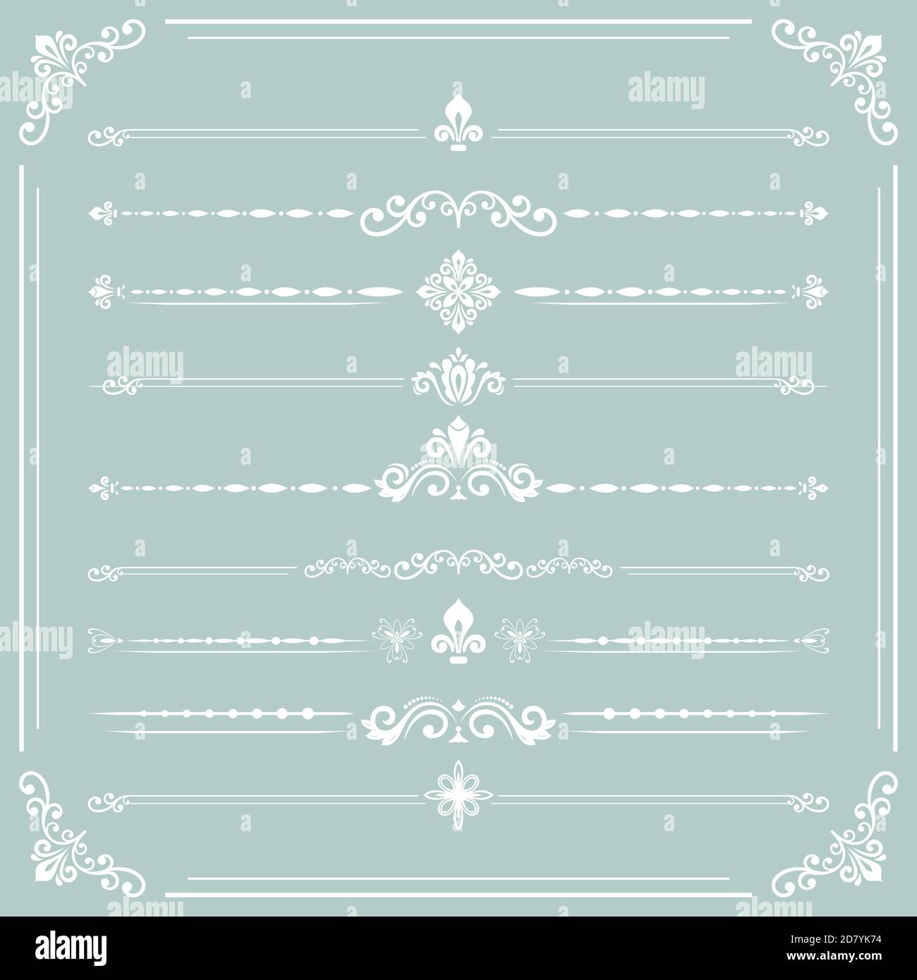 Set of Vector Horizontal Patterns Stock Vector Image & Art - Alamy