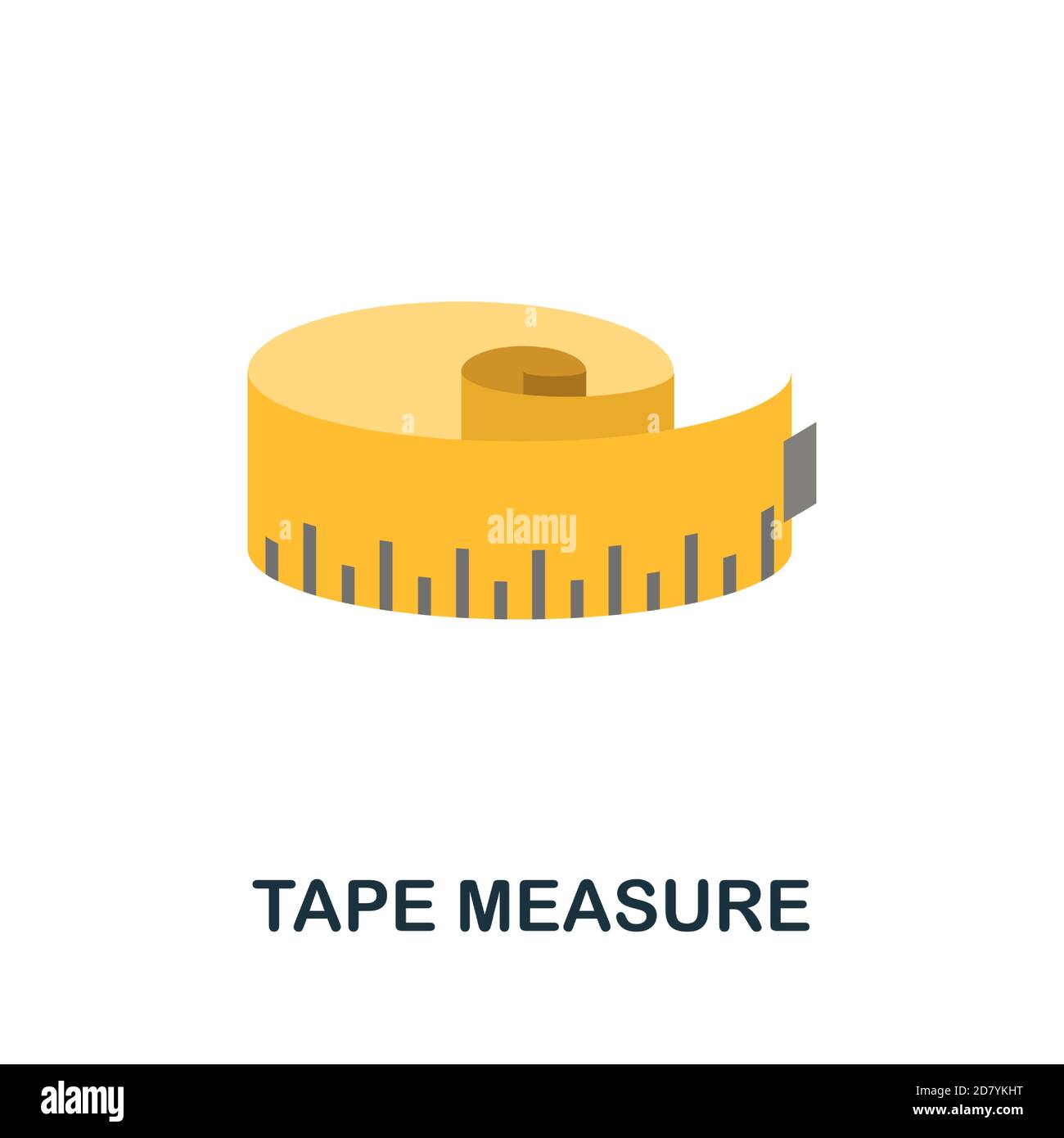 Tape Measure icon. Simple element from construction collection ...