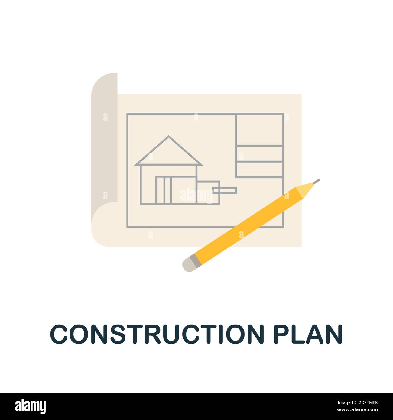 Construction Plan icon. Simple element from construction collection ...