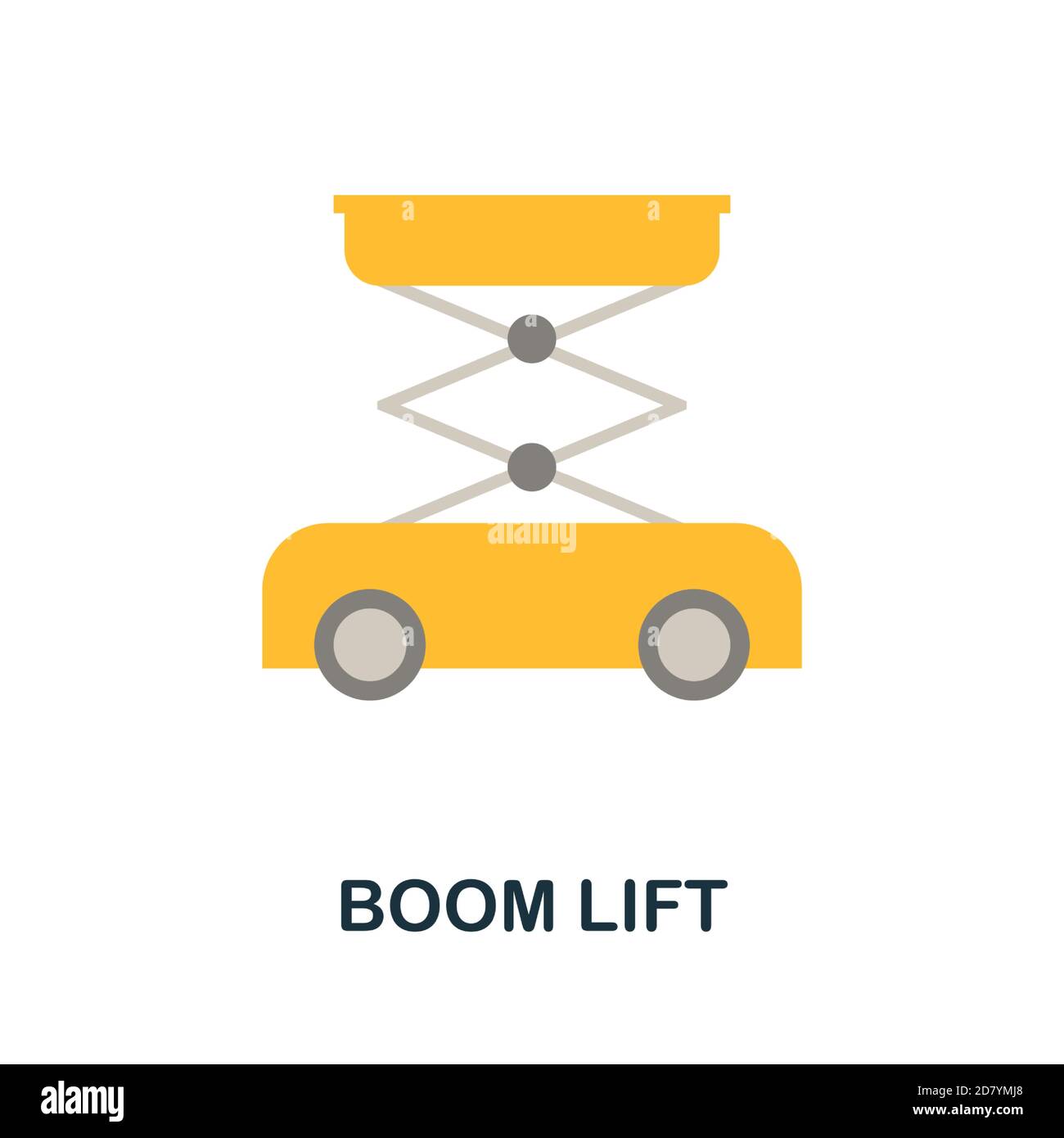 Boom Lift icon. Simple element from construction collection. Creative ...
