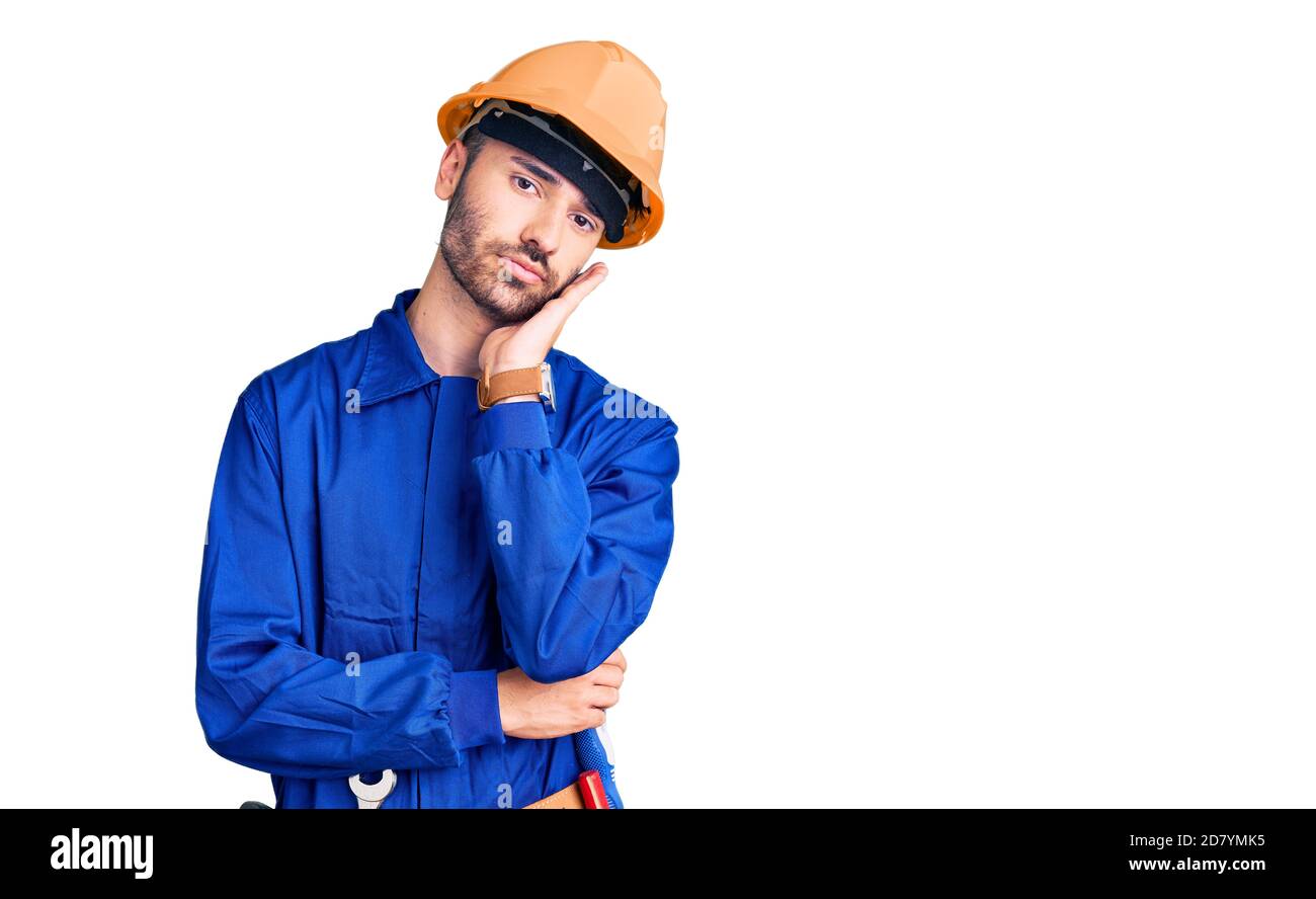 Young hispanic man boring Cut Out Stock Images & Pictures - Alamy