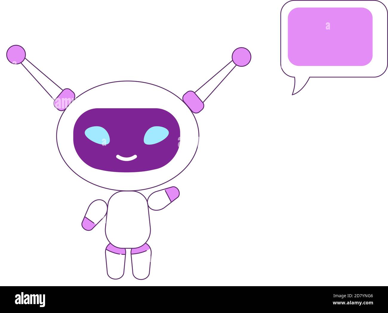 Virtual assistant flat color vector character Stock Vector Image & Art ...