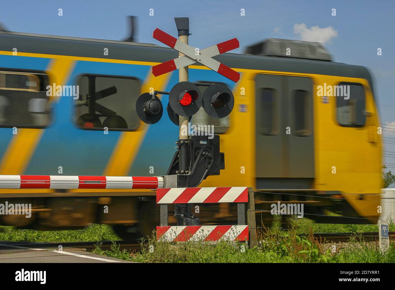 Passenger train passing a locomotive hi-res stock photography and ...