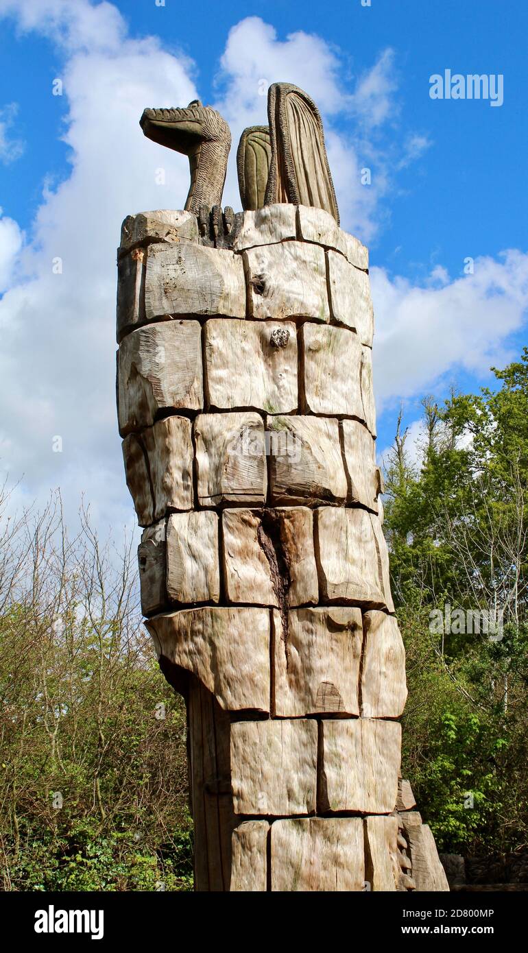 A Chainsaw Sculpture by Artist Christopher Bain at Staunton Country ...