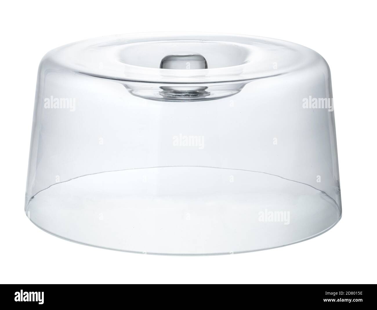 Glass serving dish isolated on white background Stock Photo - Alamy