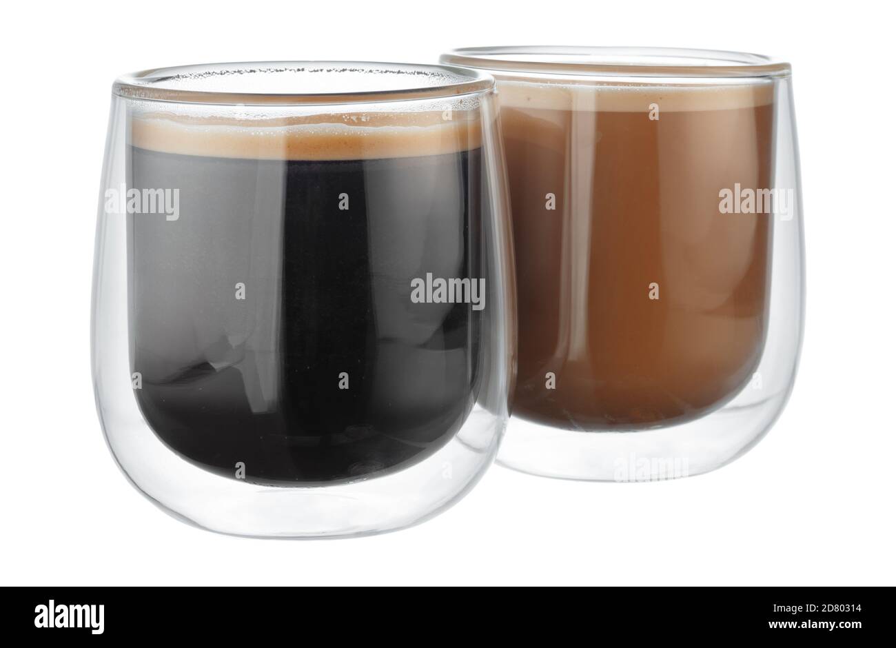 Small glass cup coffee Cut Out Stock Images & Pictures - Alamy