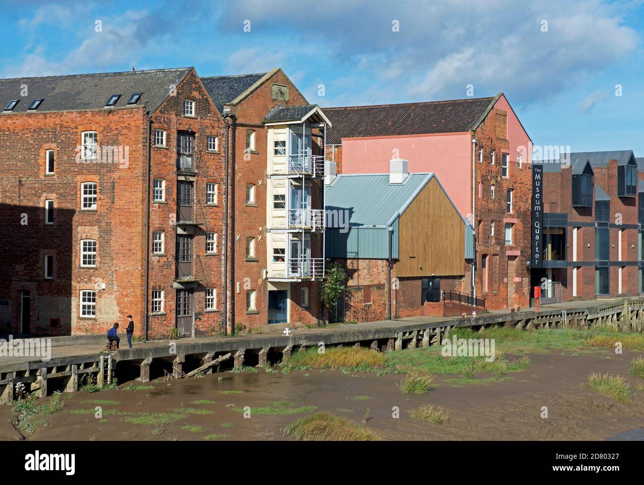 The Museum Quarter and the River Hull, in Hull, East Yorkshire ...