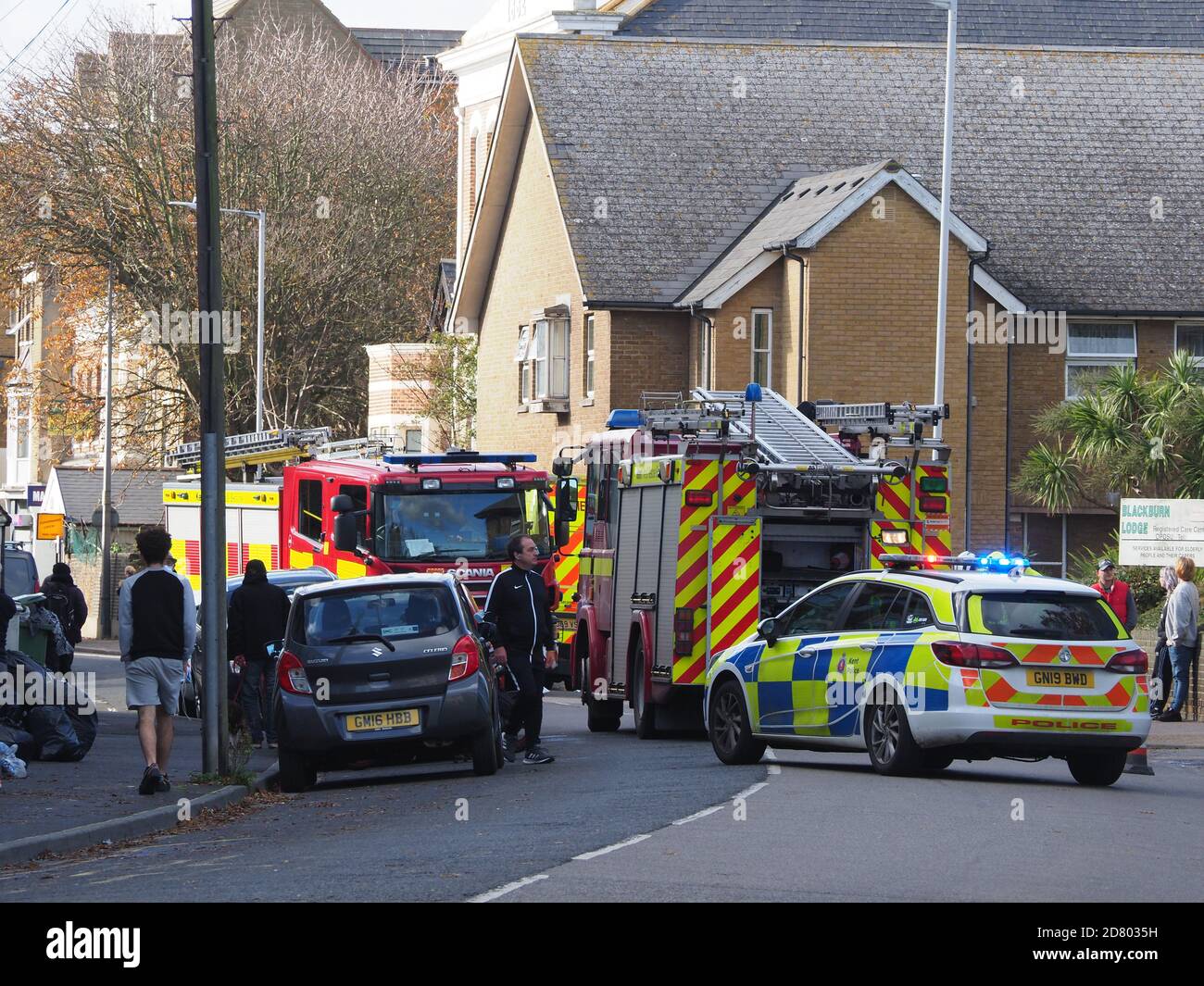 Fire police and ambulance vehicles uk hi-res stock photography and ...