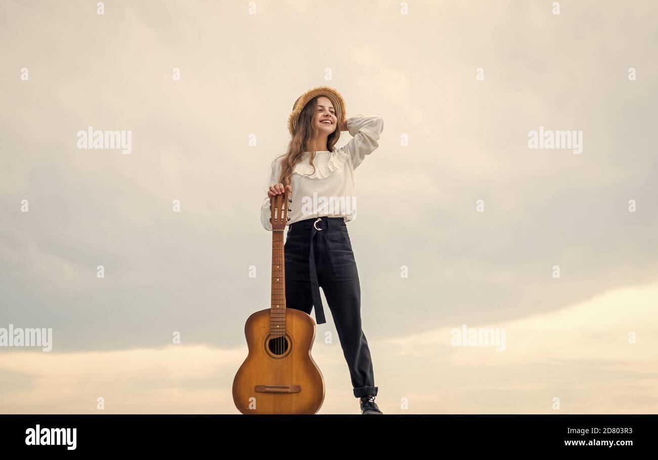 Lounge style performer. Lifestyle and People Concept. playing the ...