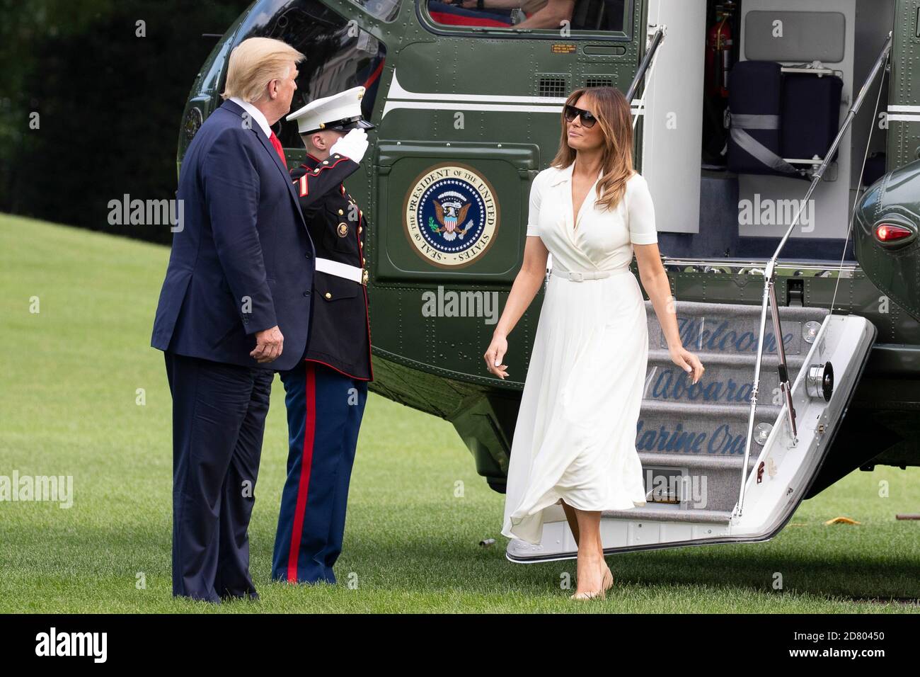 President trump first lady hi-res stock photography and images - Alamy