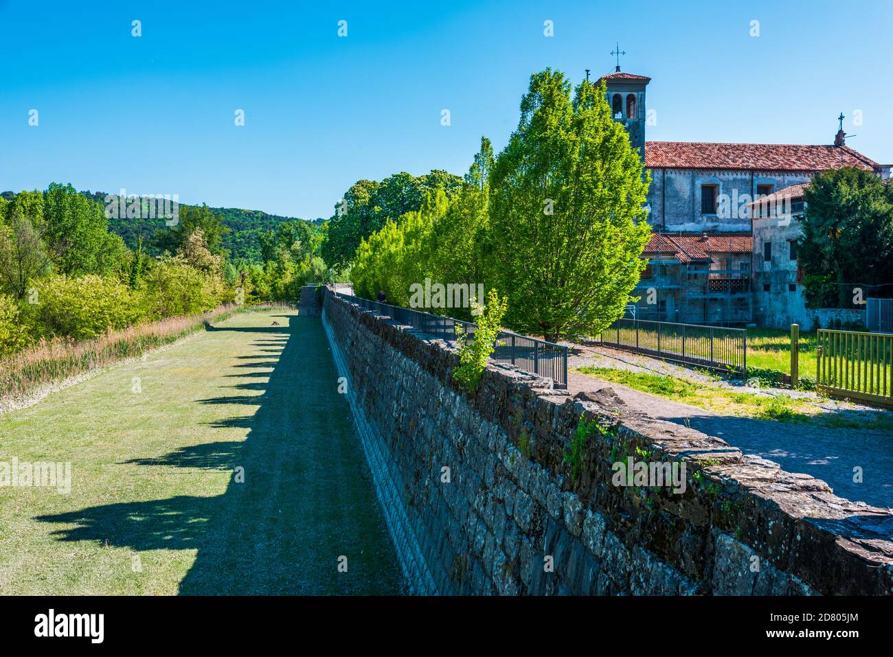 Ancient fortress town of Gradisca d'Isonzo. Friuli Stock Photo - Alamy
