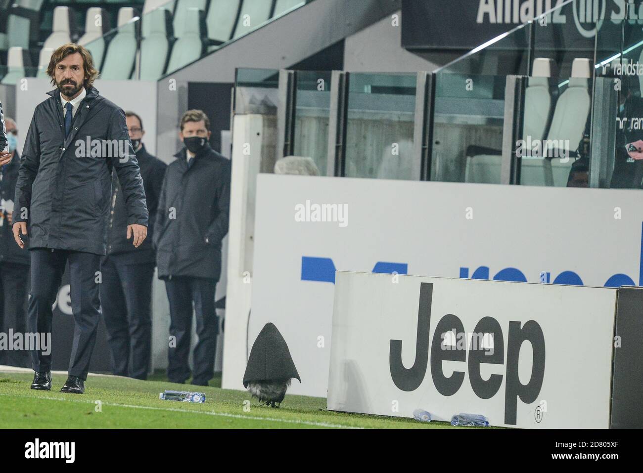 Andrea Pirlo the head coach of Juventus looks on during the Serie A ...
