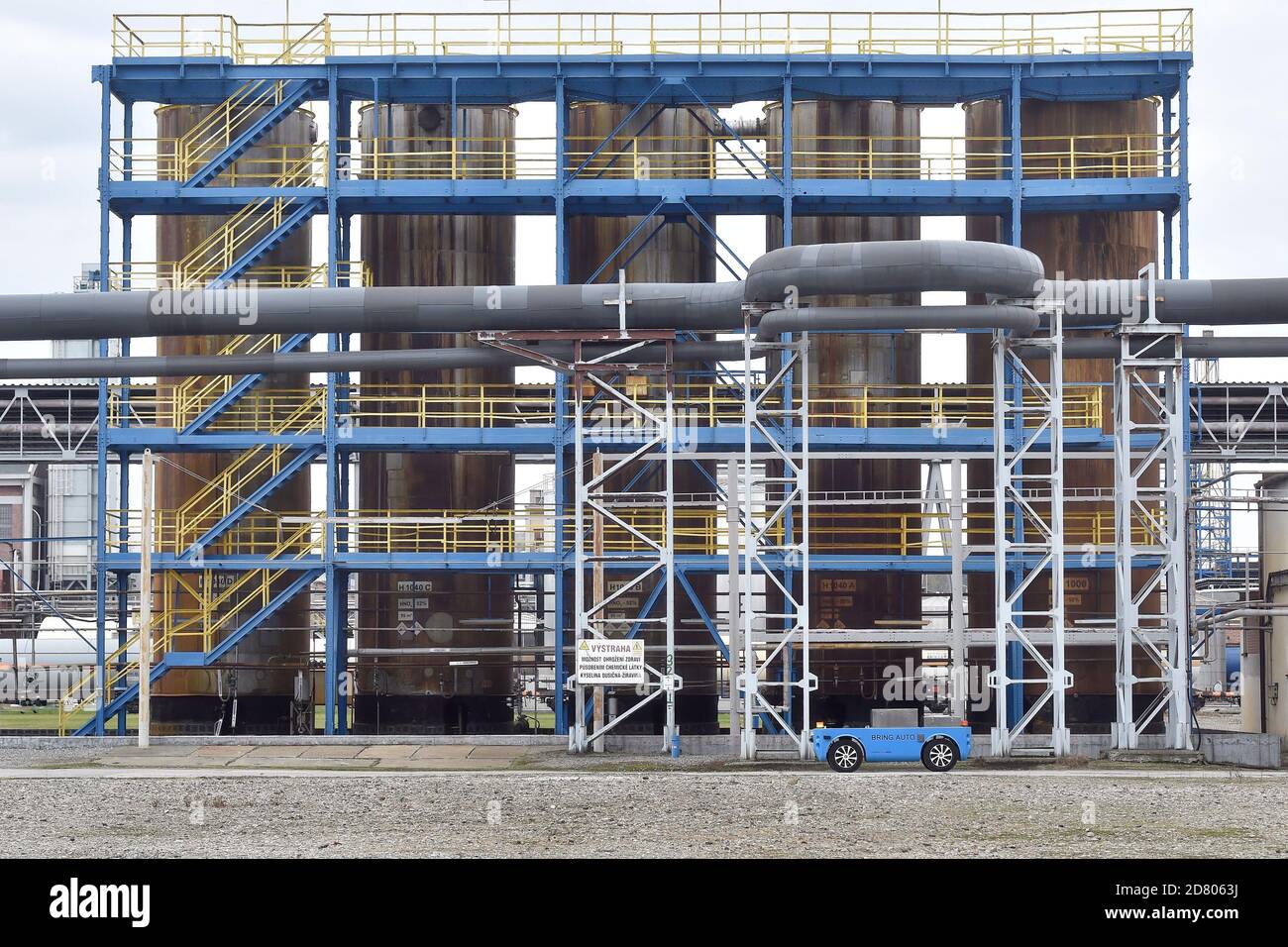 Ostrava, Czech Republic. 19th Oct, 2020. Chemical company BorsodChem ...
