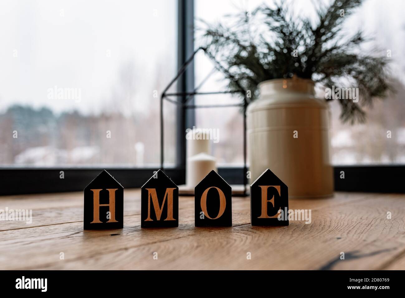 Inscription house made blocks hi-res stock photography and images - Alamy