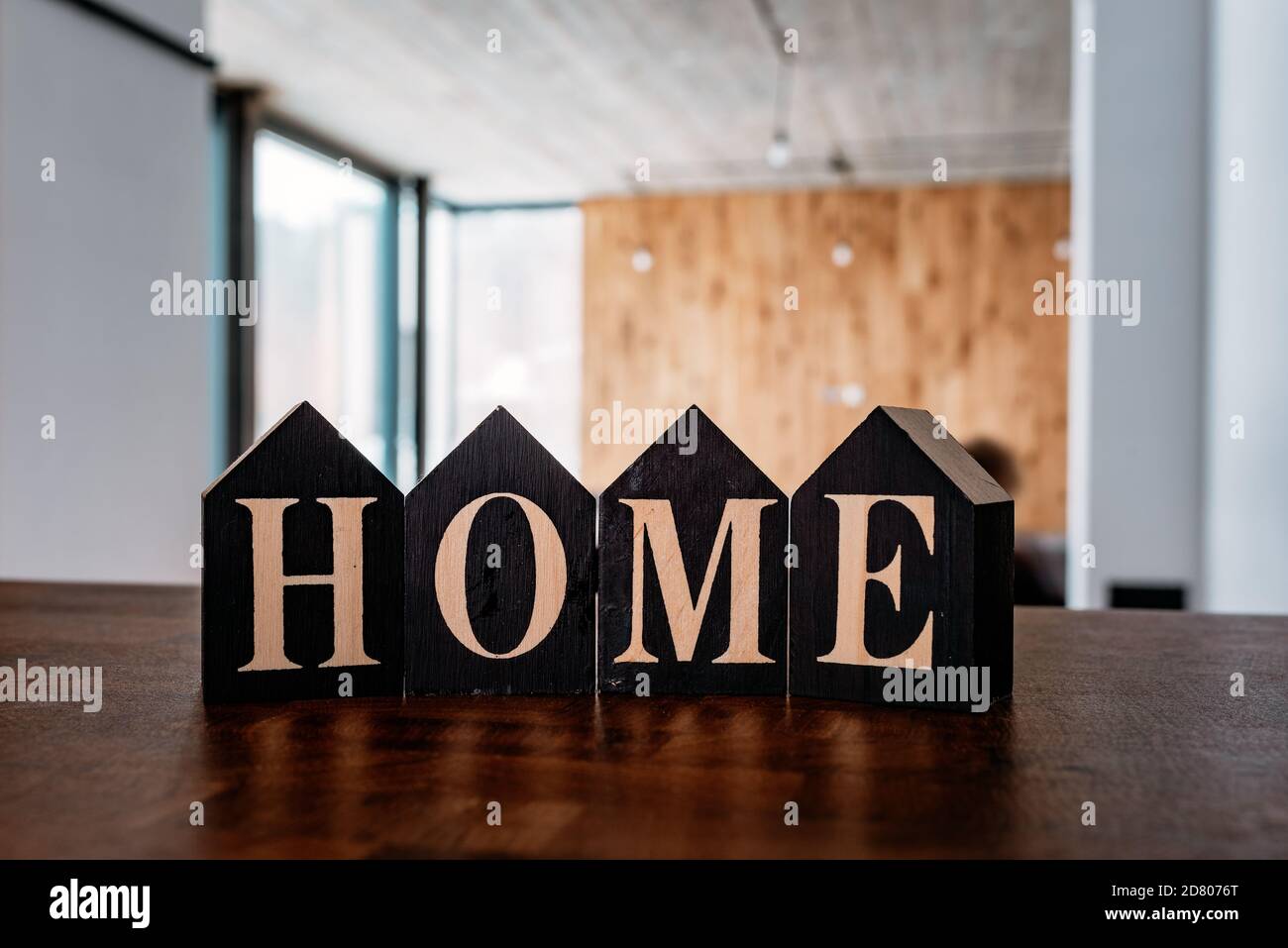 Inscription house made blocks hi-res stock photography and images - Alamy