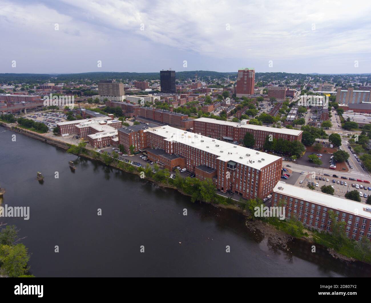 Manchester downtown building including City Hall Plaza and Brady ...