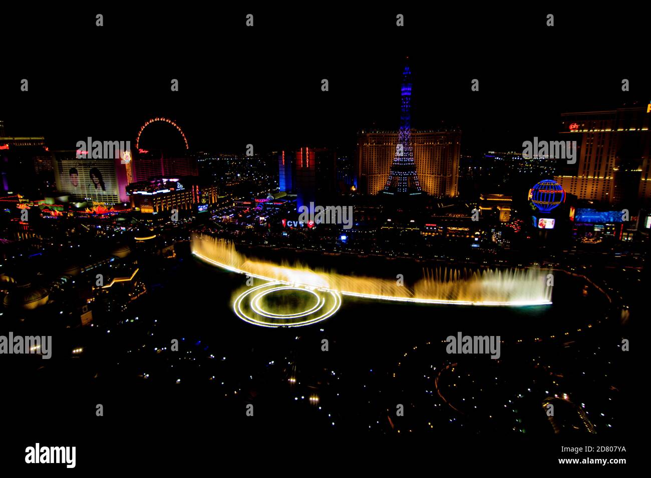Fountains light show bellagio hi-res stock photography and images - Alamy