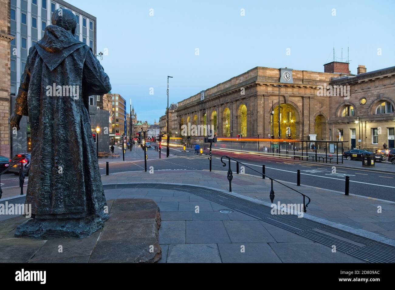 Newcastle Central Station stands on Neville Street in the city centre ...