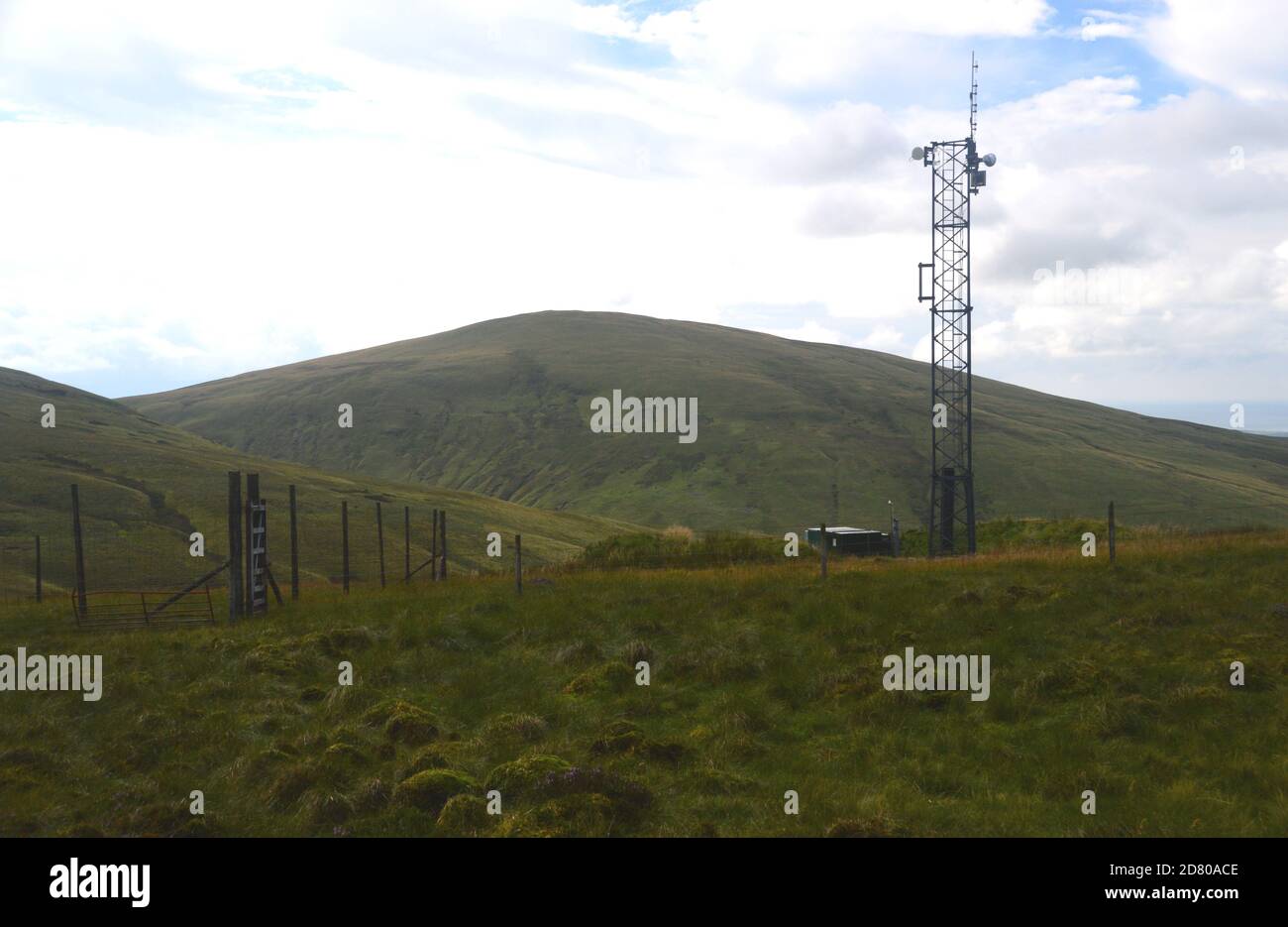 The Wainwright 'Lank Rigg' from the Radio Transmitter at the Col ...