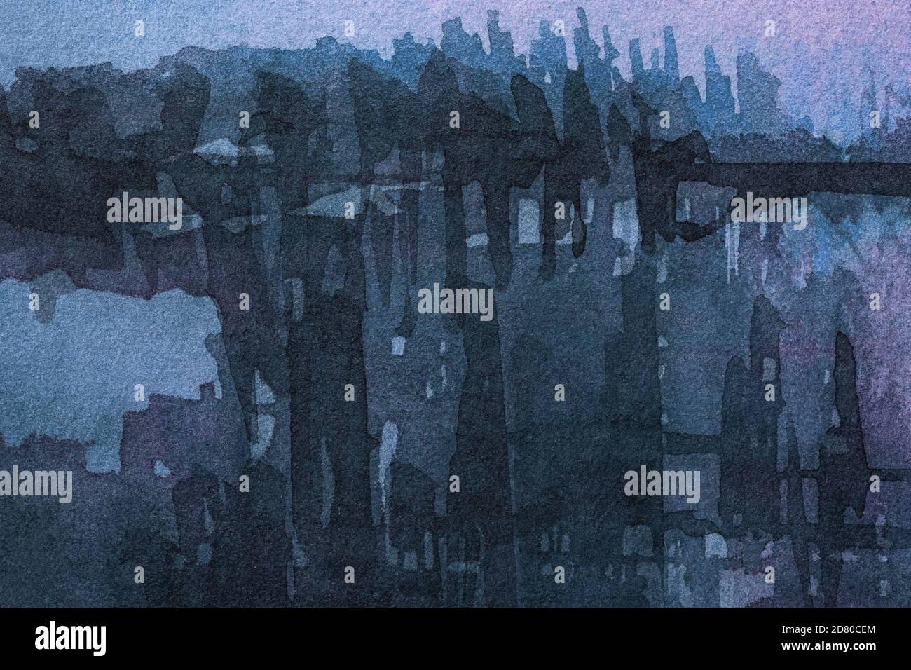 Navy Blue Abstract Painting High Resolution Stock Photography and ...