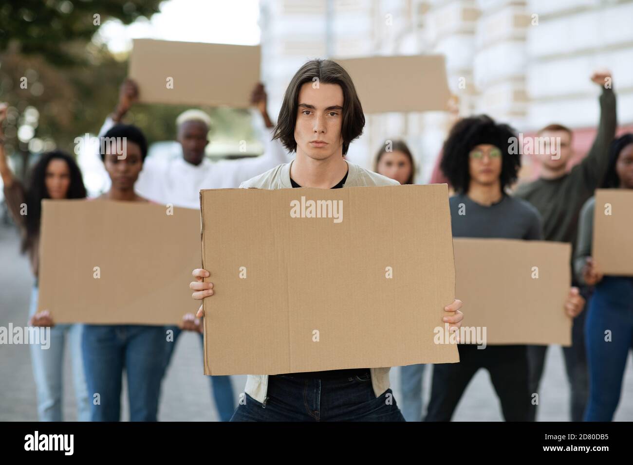 Placards Blank High Resolution Stock Photography and Images - Alamy