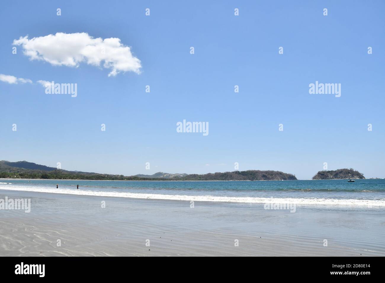 beach and sea, photo as a background , taken in Samara, Nicoya, Costa ...