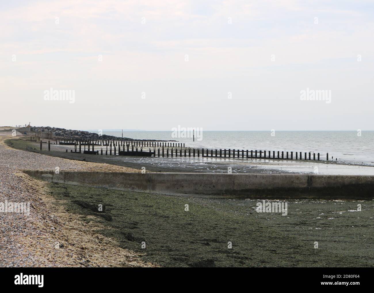 England Sea Wall Groyne Groynes High Resolution Stock Photography and ...