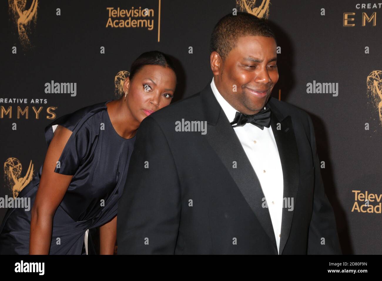 LOS ANGELES - SEP 9: Aisha Tyler, Kenan Thompson at the 2017 Creative ...