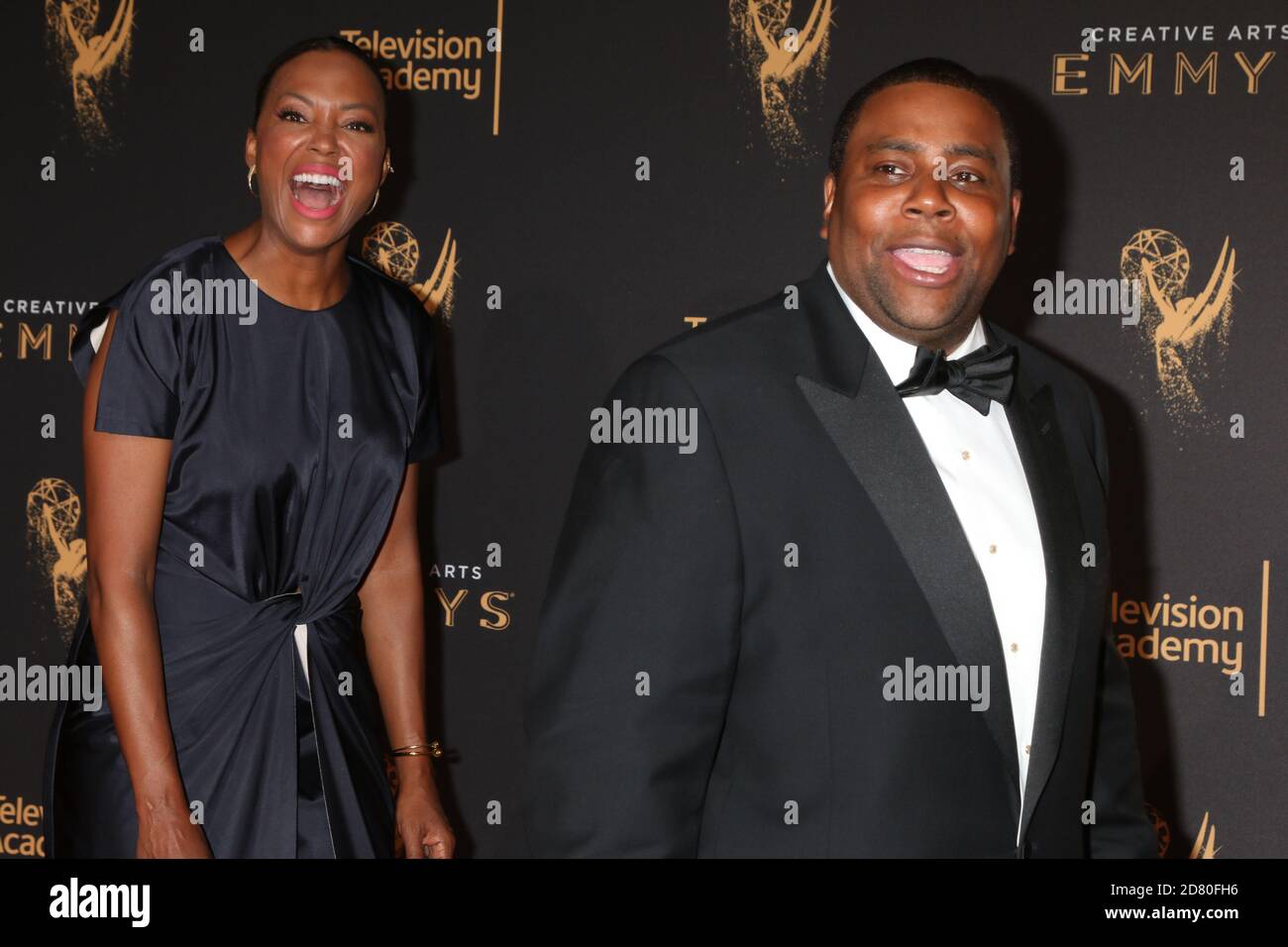 LOS ANGELES - SEP 9: Aisha Tyler, Kenan Thompson at the 2017 Creative ...