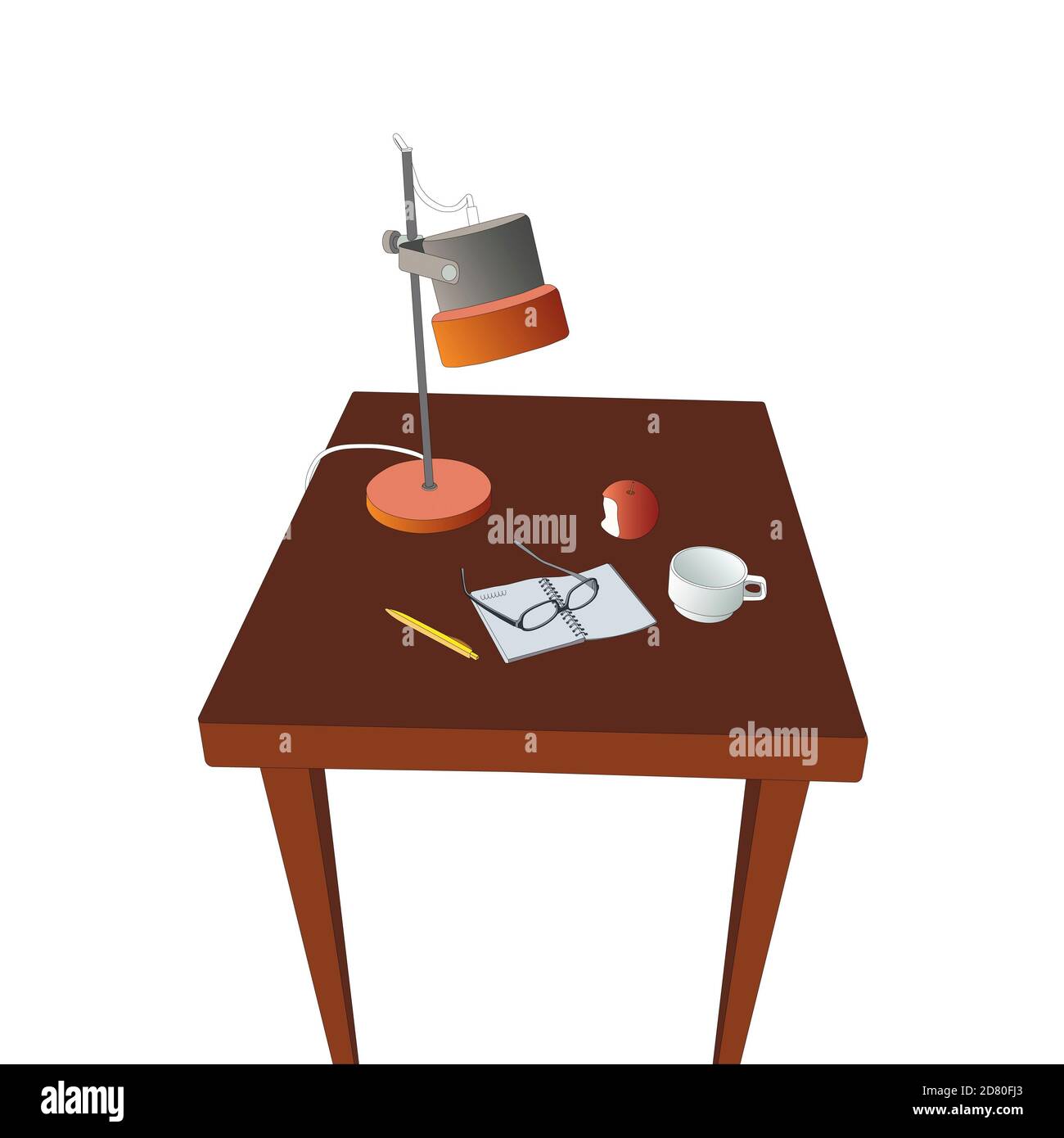 The writer`s workspace Stock Photo - Alamy