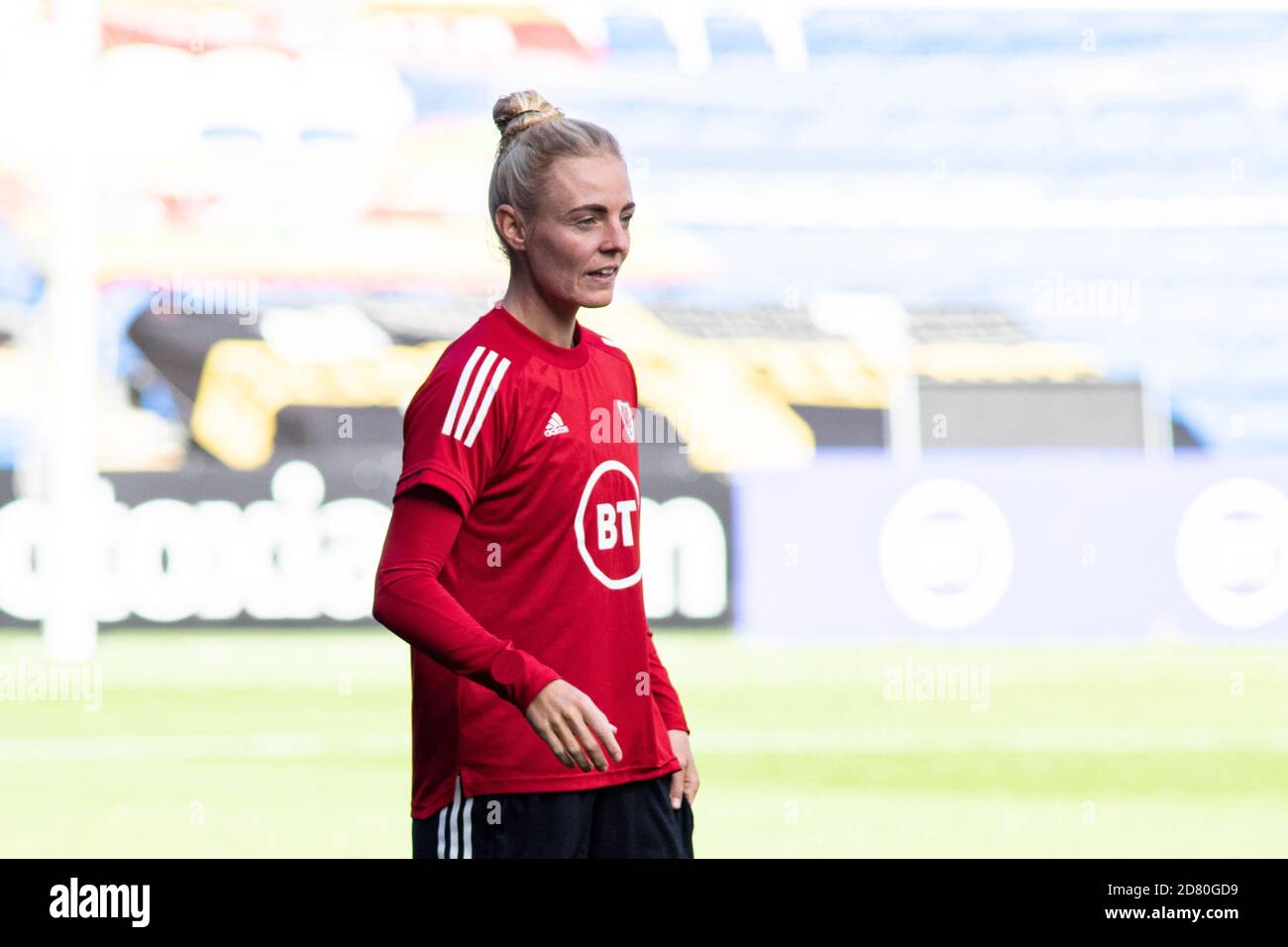 Cardiff, Wales, UK. 26th Oct, 2020. Sophie Ingle of Wales during a ...