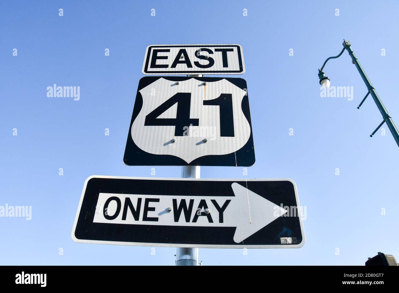 Route 41 sign florida hi-res stock photography and images - Alamy