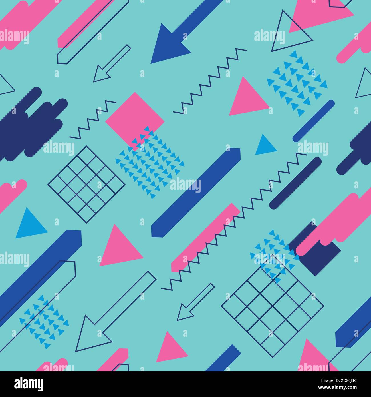 vector seamless Memphis pattern. abstract background Stock Vector Image ...