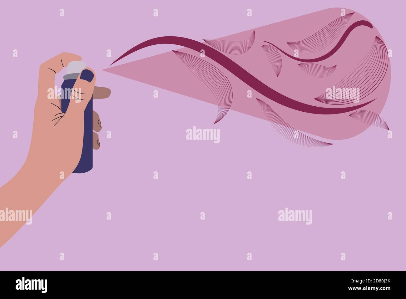 Concept of a natural cosmetics Stock Vector Images - Alamy