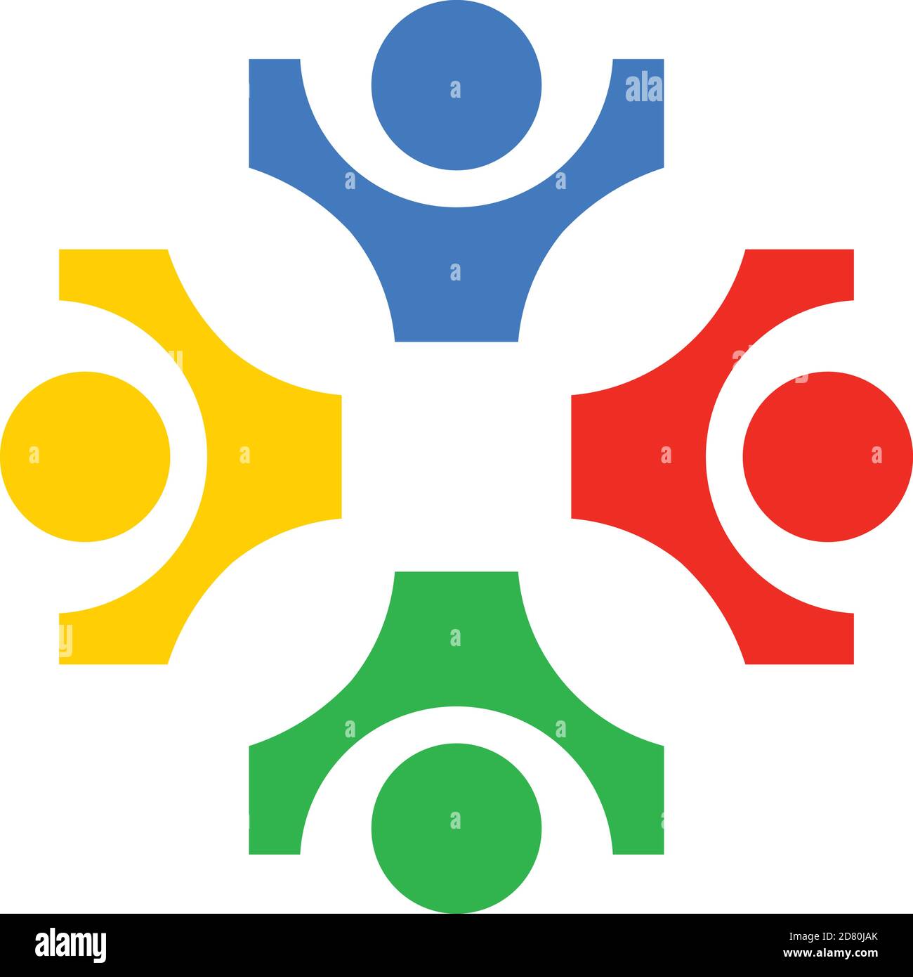 Teamwork people community, vector graphic Stock Vector Image & Art - Alamy