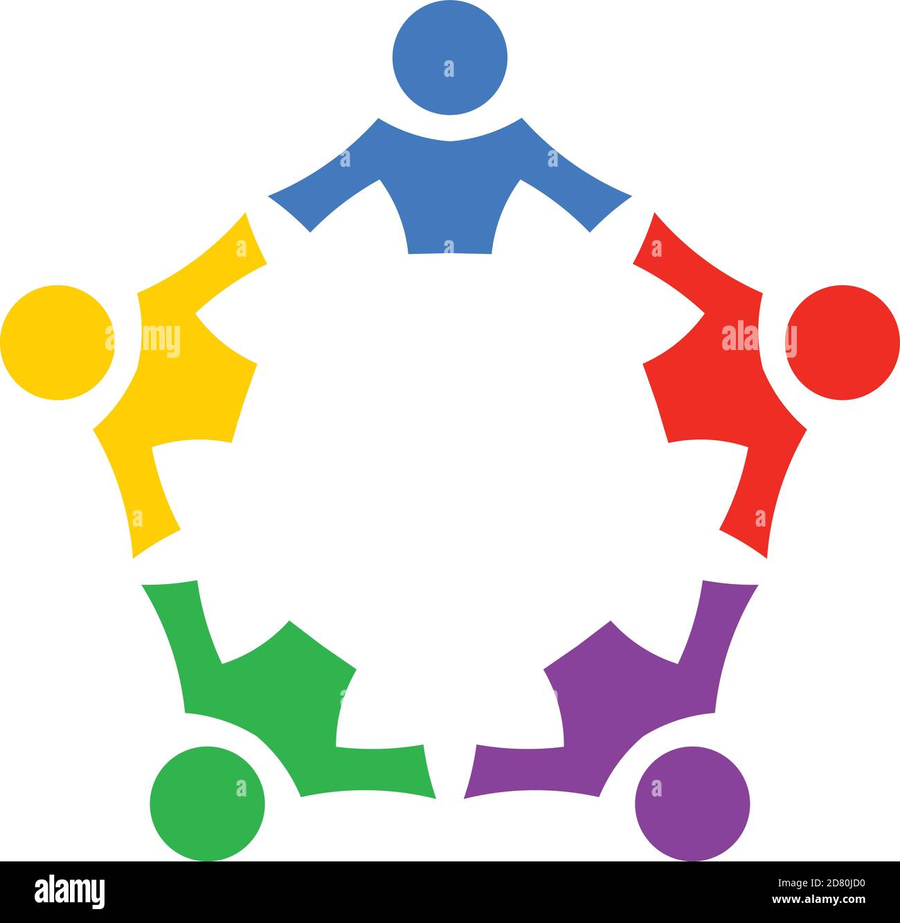 Teamwork people community, vector graphic Stock Vector Image & Art - Alamy