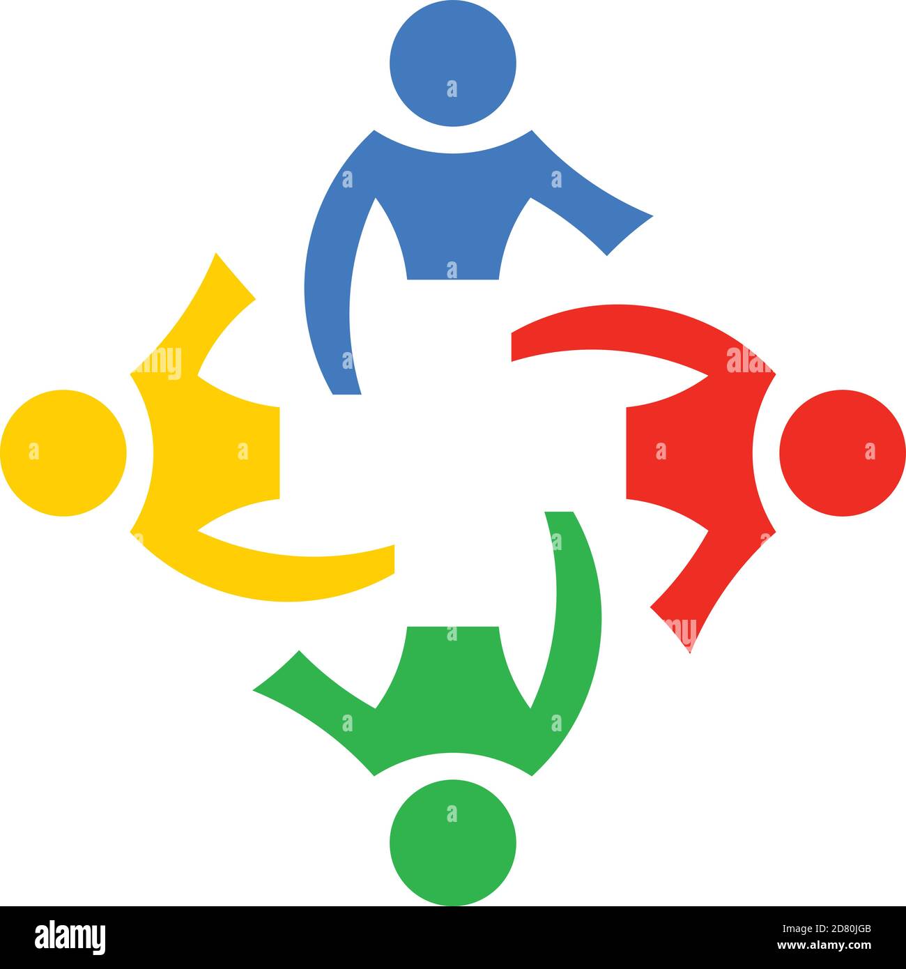 Teamwork people community, vector graphic Stock Vector Image & Art - Alamy