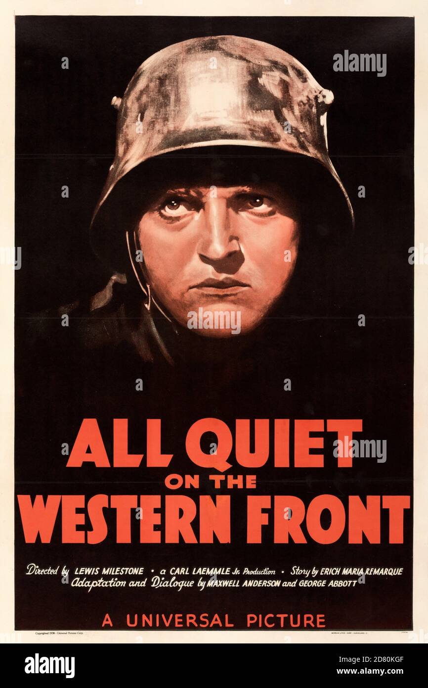 All Quiet on the Western Front Year : 1930 - USA Director : Lewis ...