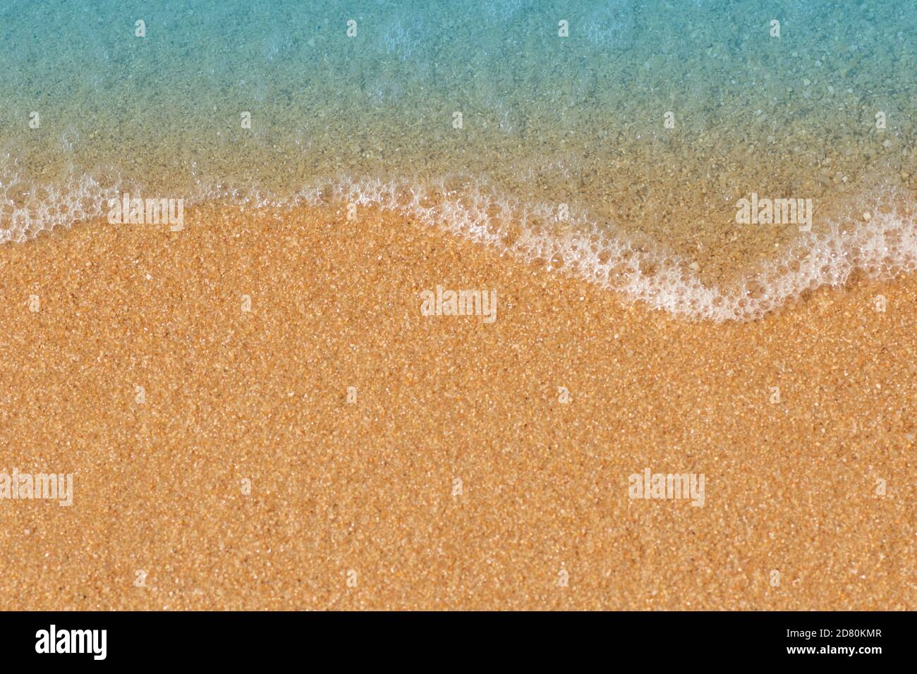 Texture background with surf, sea water and sand on the beach Stock ...