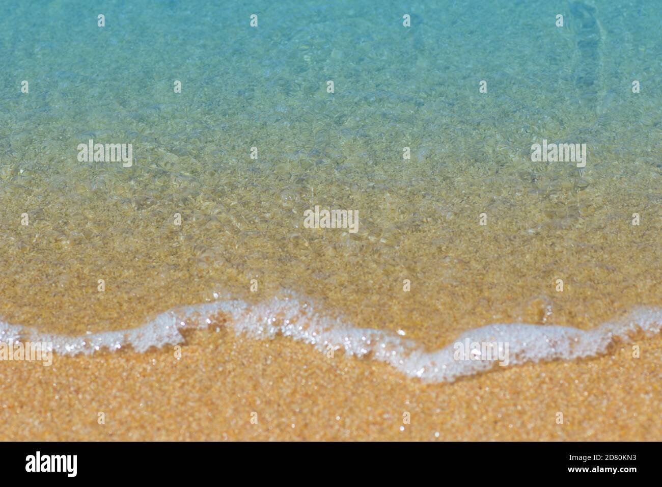 Texture background with surf, sea water and sand on the beach Stock ...